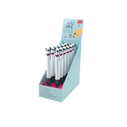Legami - Two Colour Pen - Panda – Lazy Frog Gifts