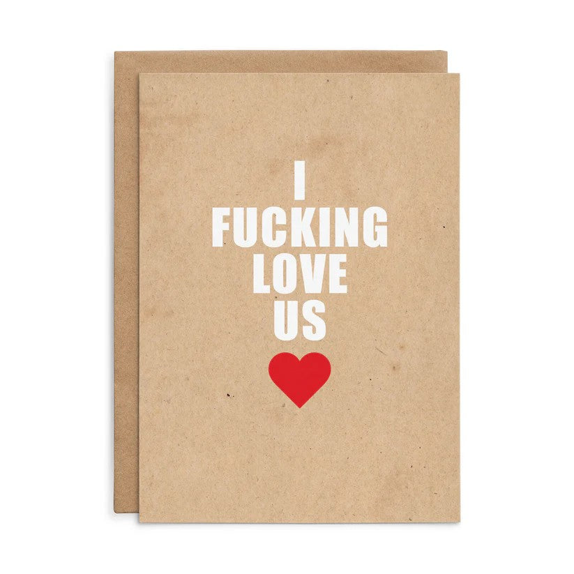 Defamations Card - I Fucking Love Us – Lazy Frog Gifts