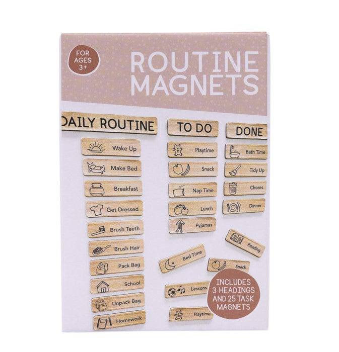 Routine Magnets For Kids – Lazy Frog Gifts
