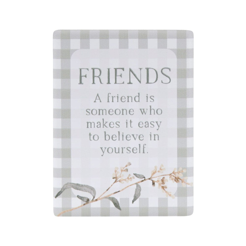 Rustic Meadow Magnet - Friend – Lazy Frog Gifts