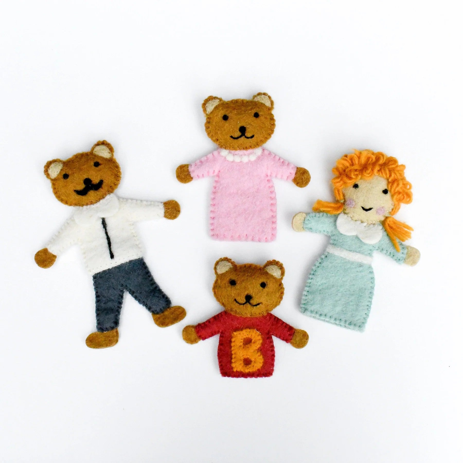 Finger Puppet Set - Goldilocks And The Three Bears – Lazy Frog Gifts