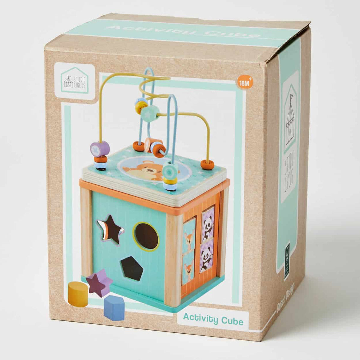 Wooden Activity Cubes – Lazy Frog Gifts