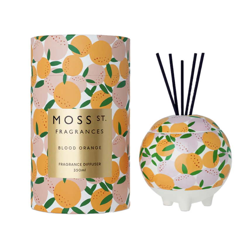 Moss St. Blood Orange Ceramic Diffuser 350ml – Lazy Frog Gifts